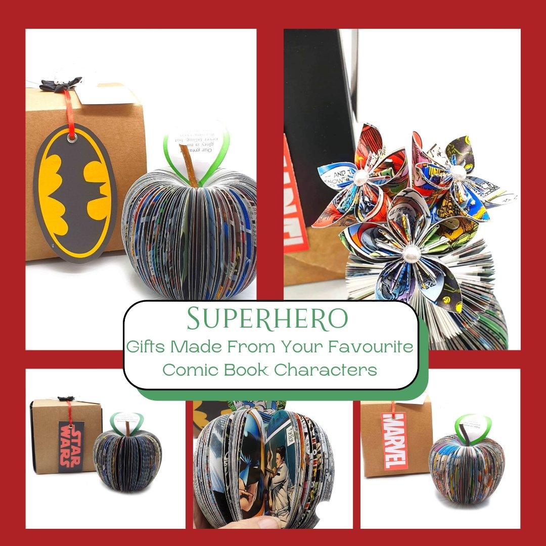 Superhero Gifts – Handmade Comic Book Keepsakes – Paper Apple Co